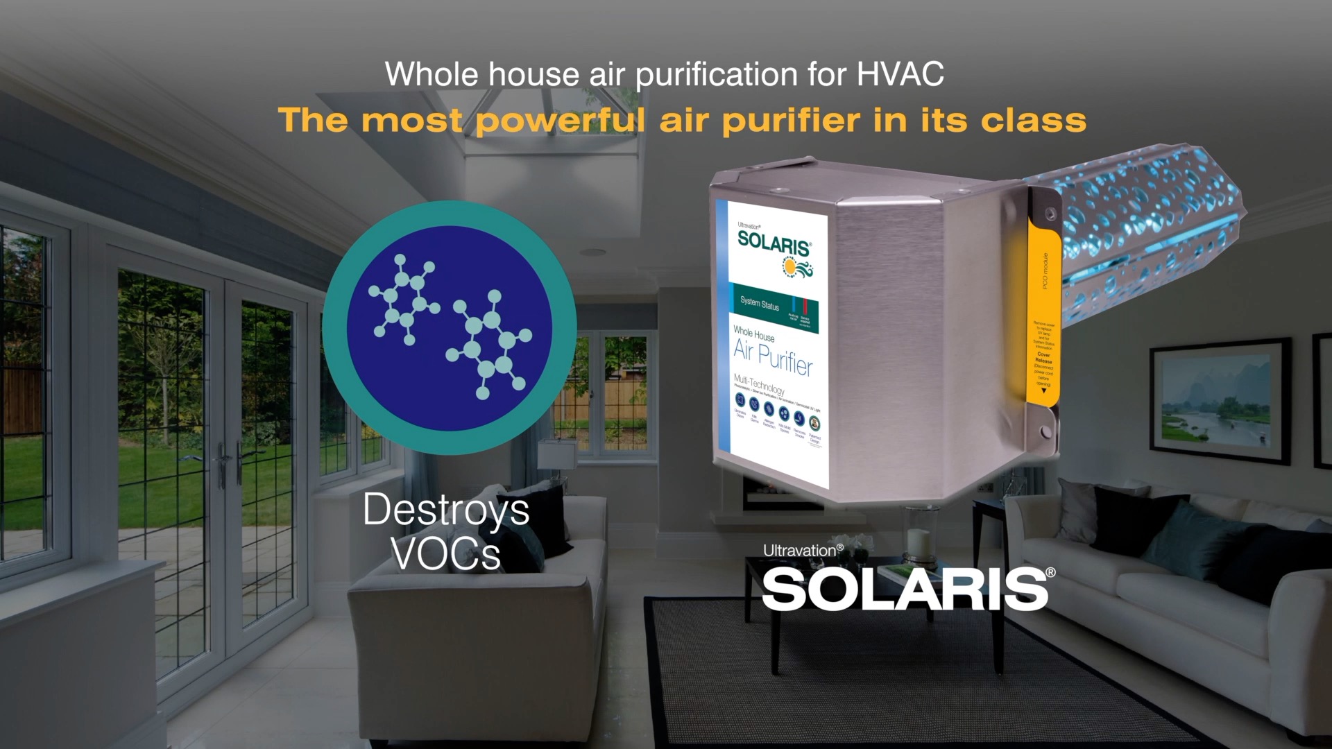 Solaris Air Purifier Ad Support Materials | Solaris® by Ultravation®